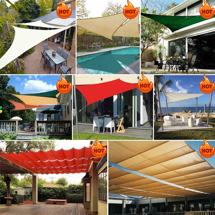 Hot selling colored household shade sail-Shade Net Factory_Custom Shade ...